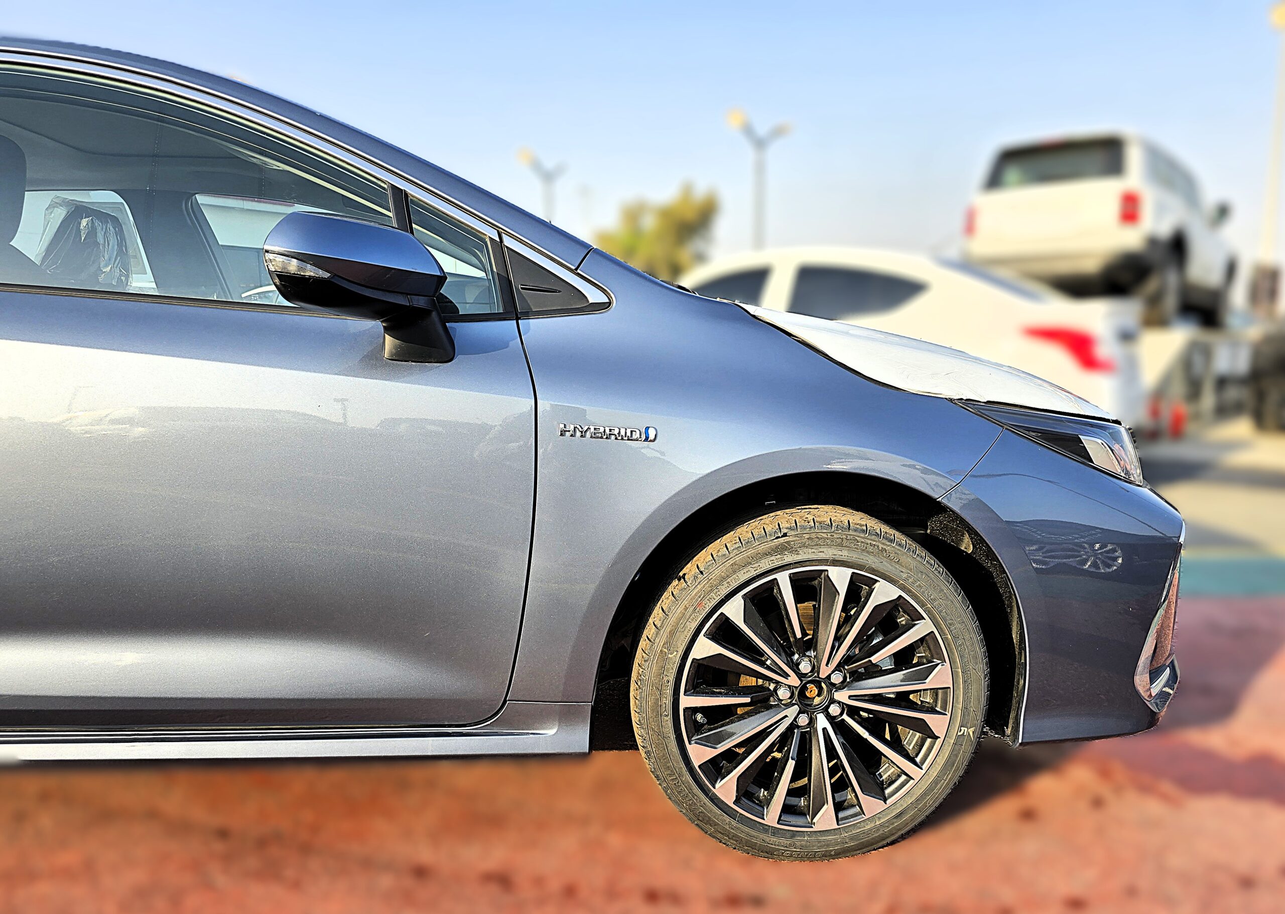 Toyota Corolla XLI Hybrid 1.8L Corolla FWD 2024 Modele Sky Blue Color ...